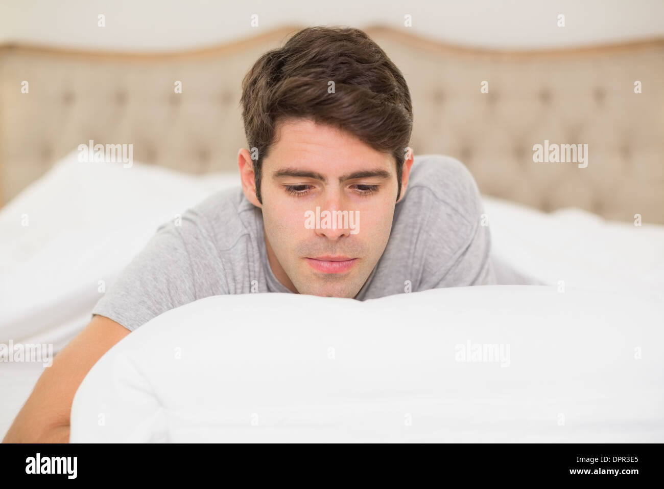 Resting face down bed hi-res stock photography and images - Alamy