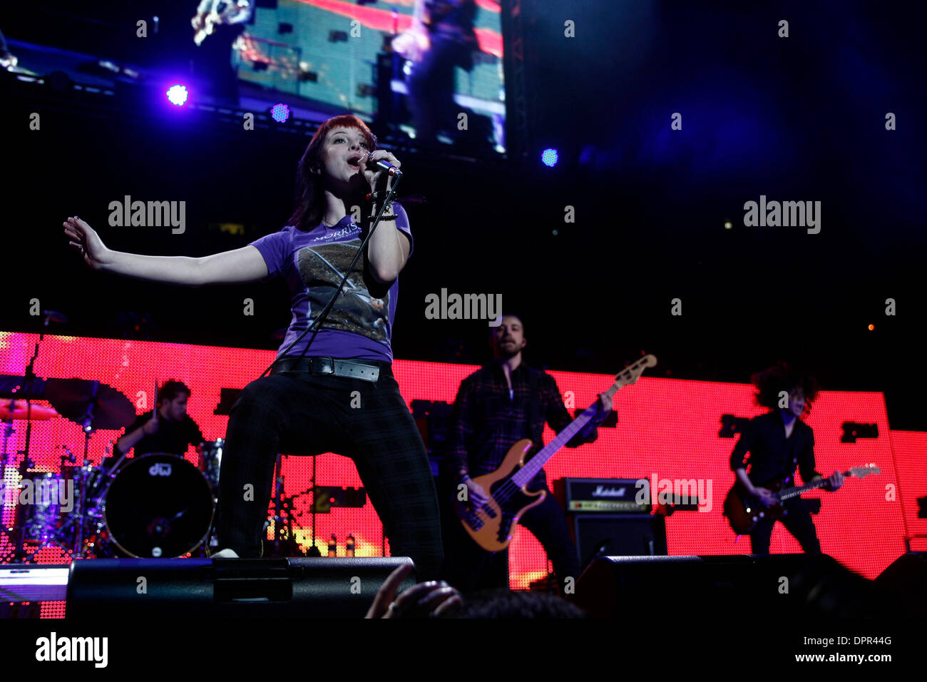Paramore 2008 hi-res stock photography and images - Alamy