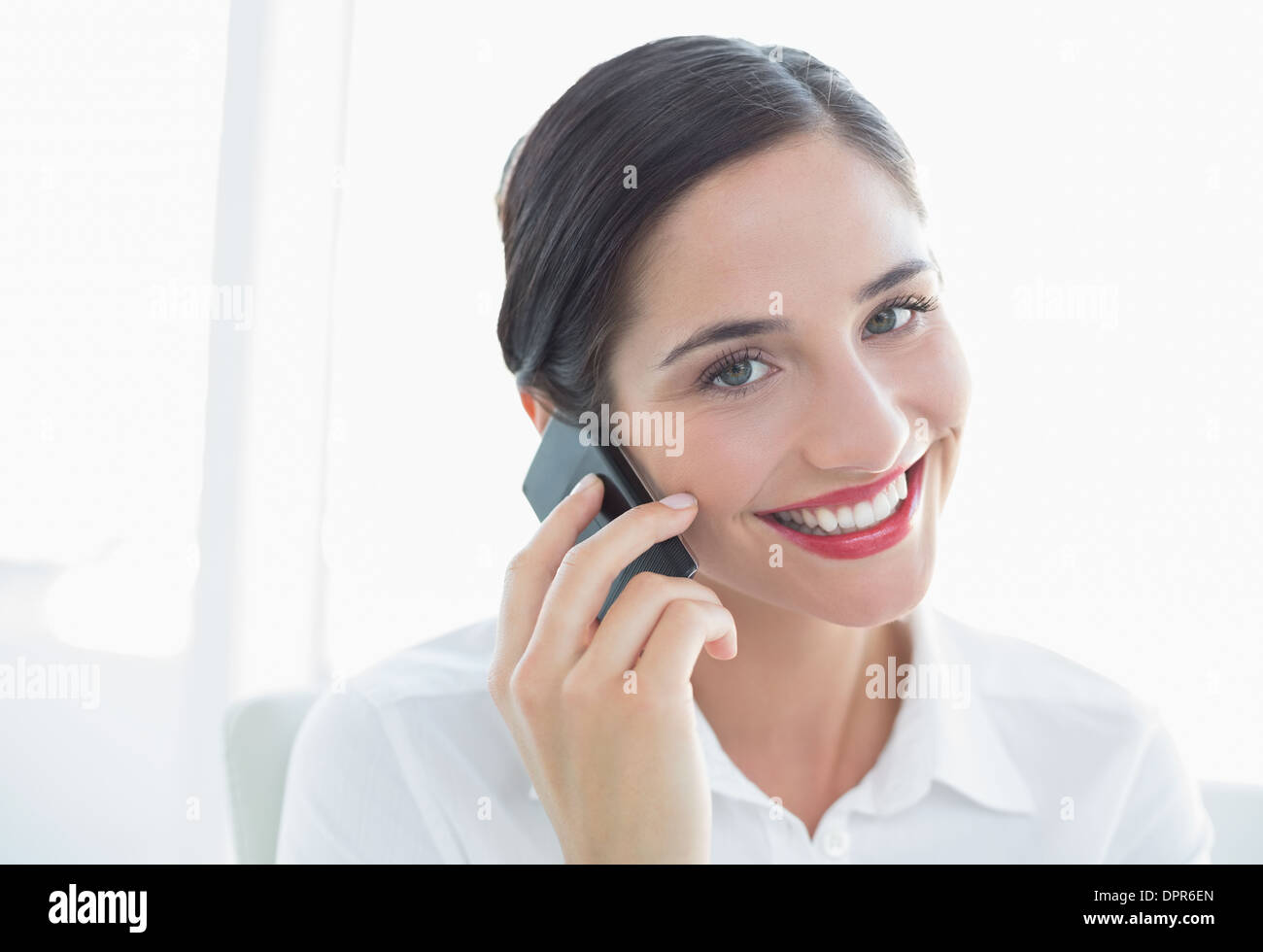 Mobile phone face lipstick hi-res stock photography and images - Alamy