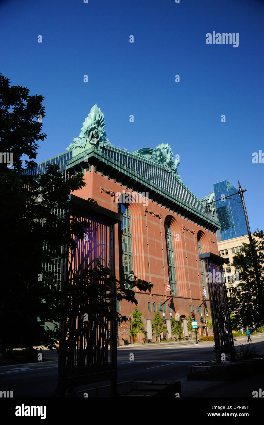 Harold Washington Library Center, Chicago, Illinois Stock Photo - Alamy