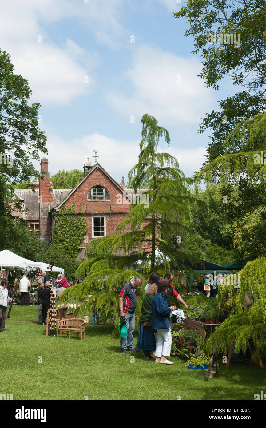 Garden Festival at Hellens manor house in Herefordshire Stock Photo - Alamy