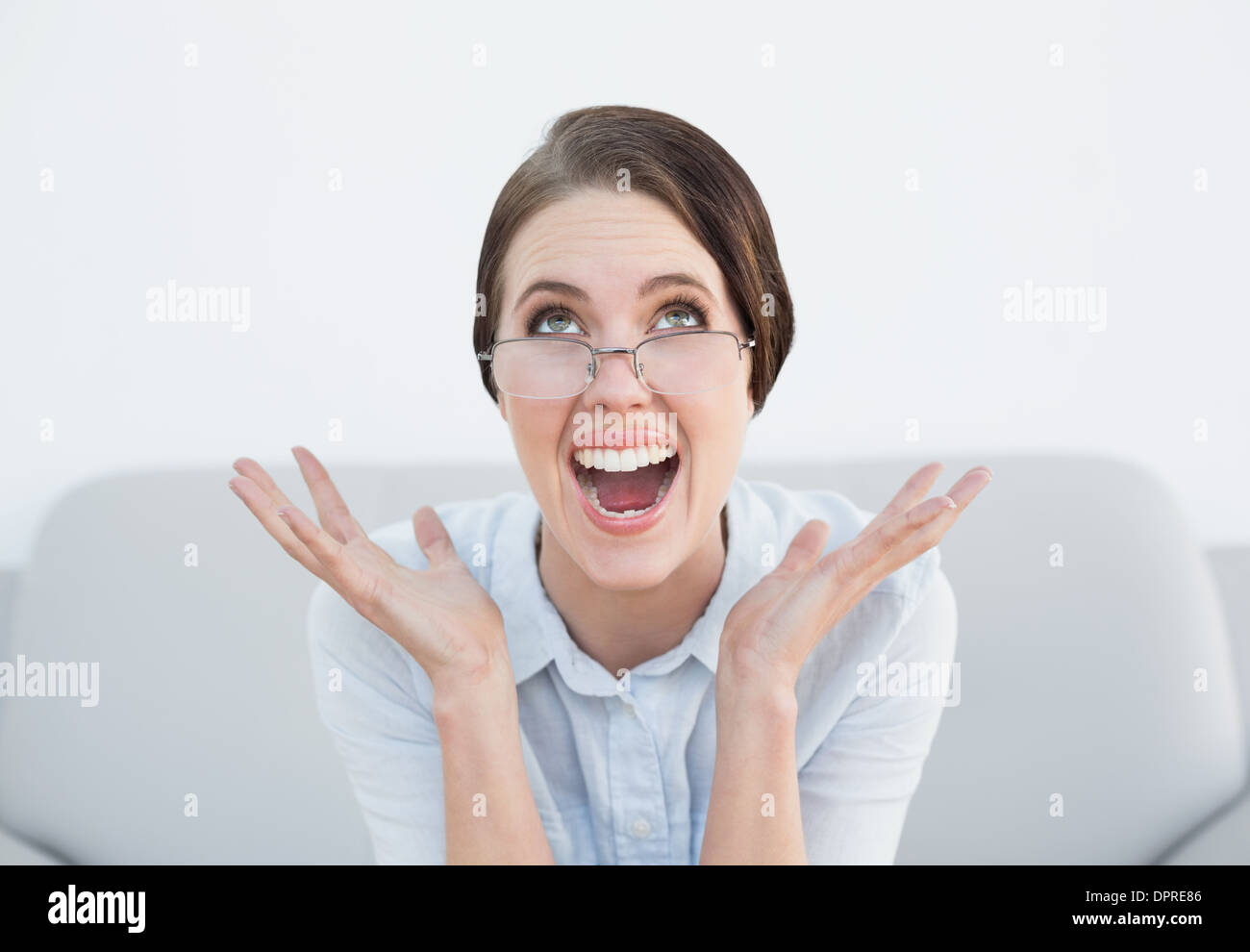Woman Screaming High Resolution Stock Photography and Images - Alamy