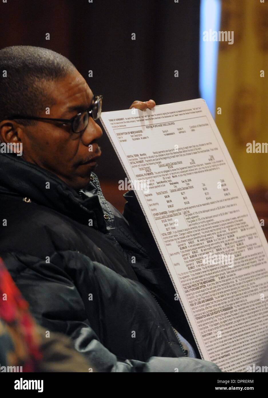 Jan 26, 2009 - Manhattan, New York, USA - Gregory Smith of Brooklyn ...