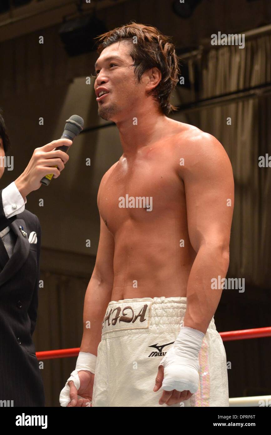 Tokyo, Japan. 11th Jan, 2014. Nobuhiro Ishida (JPN) Boxing : Nobuhiro Ishida of Japan is ...