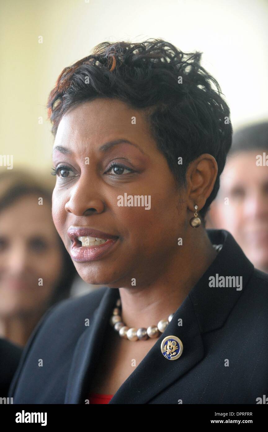 Mar 16, 2009 - Manhattan, New York, USA - Rep. YVETTE CLARKE speaks. In ...