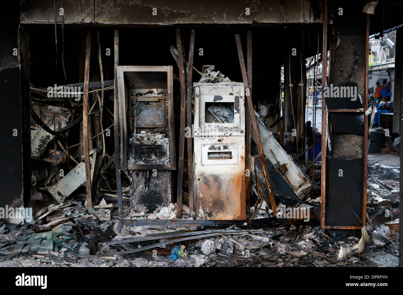 Destroyed cash machine hi-res stock photography and images - Alamy