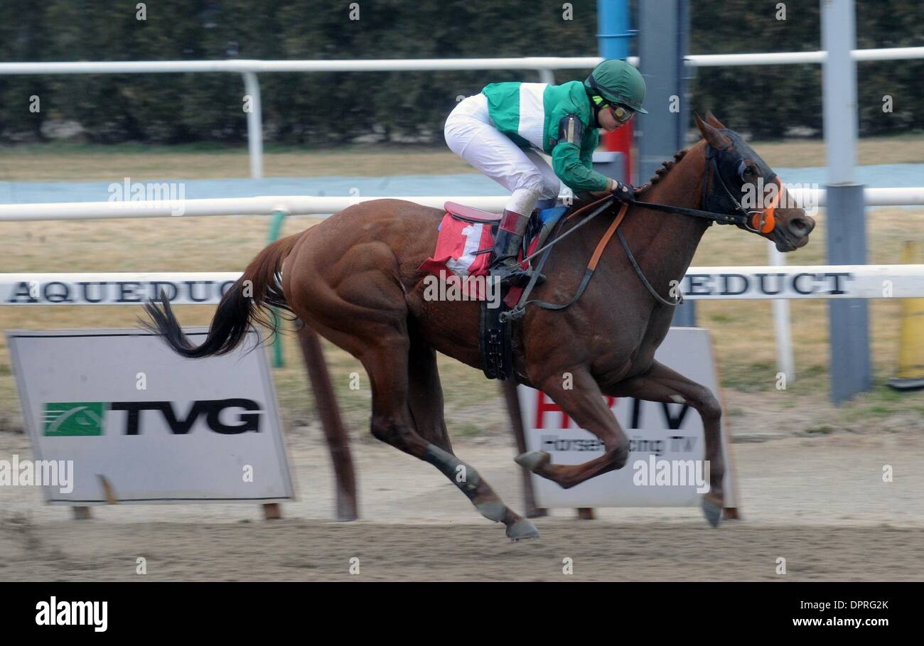 Mar 26, 2009 - Queens, New York, USA - Jockey MAYLAN STUDART, aboard ...