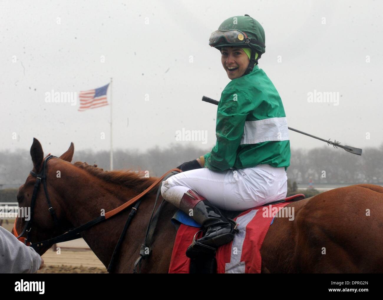 Mar 26, 2009 - Queens, New York, USA - Jockey MAYLAN STUDART, aboard ...