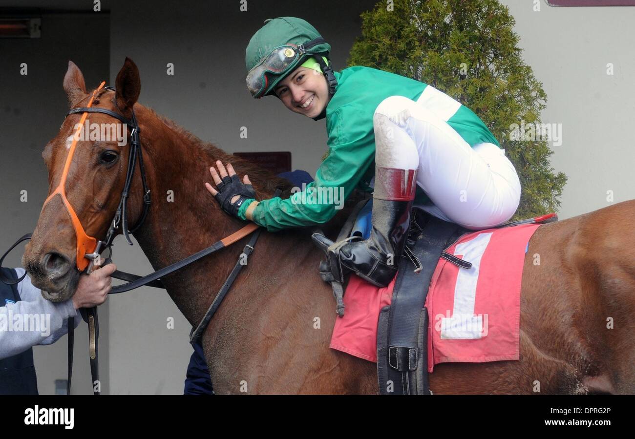 Mar 26, 2009 - Queens, New York, USA - Jockey MAYLAN STUDART, aboard ...