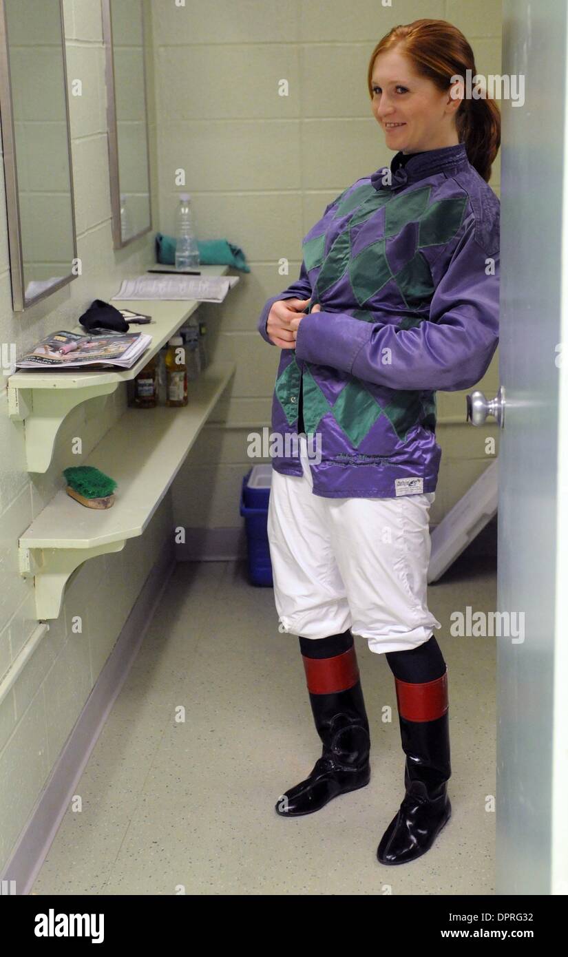 Mar 26, 2009 - Queens, New York, USA - Jockey ANNA ROSE "ROSIE ...