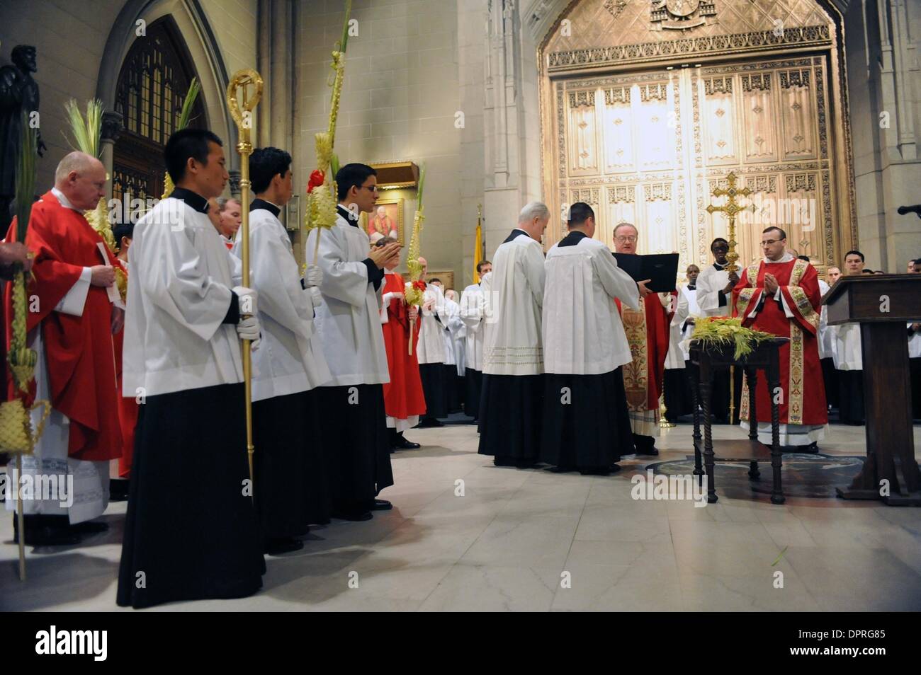 Apr 05, 2009 - Manhattan, New York, USA - The opening procession as ...