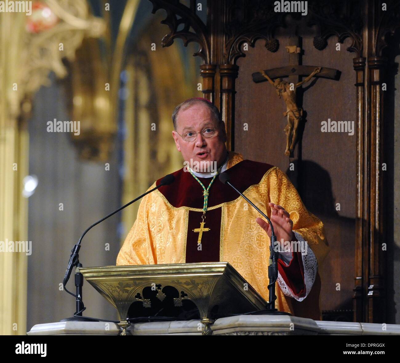 Apr 19, 2009 - Manhattan, New York, USA - Archbishop TIMOTHY DOLAN ...