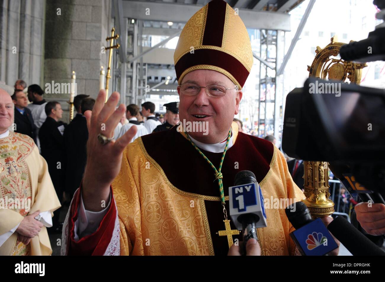 Apr 19, 2009 - Manhattan, New York, USA - Archbishop TIMOTHY DOLAN ...