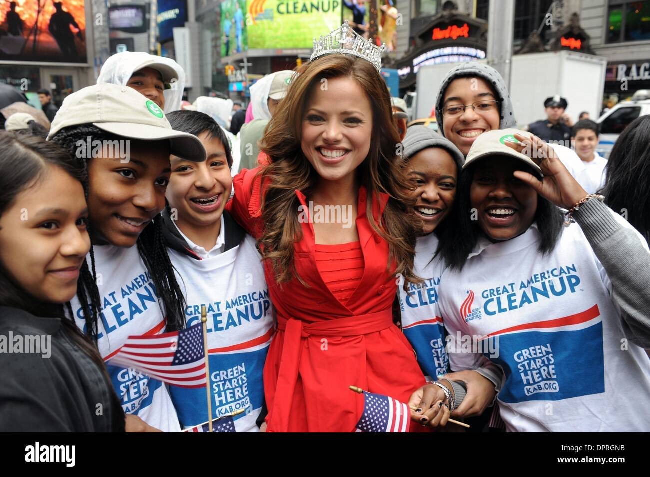 Apr 22, 2009 - Manhattan, New York, USA - Miss America 2009 KATIE STAM ...