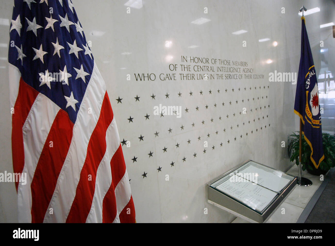 Feb 19, 2009 - McLean, Virginia, USA - The CIA Memorial wall holds 89 ...