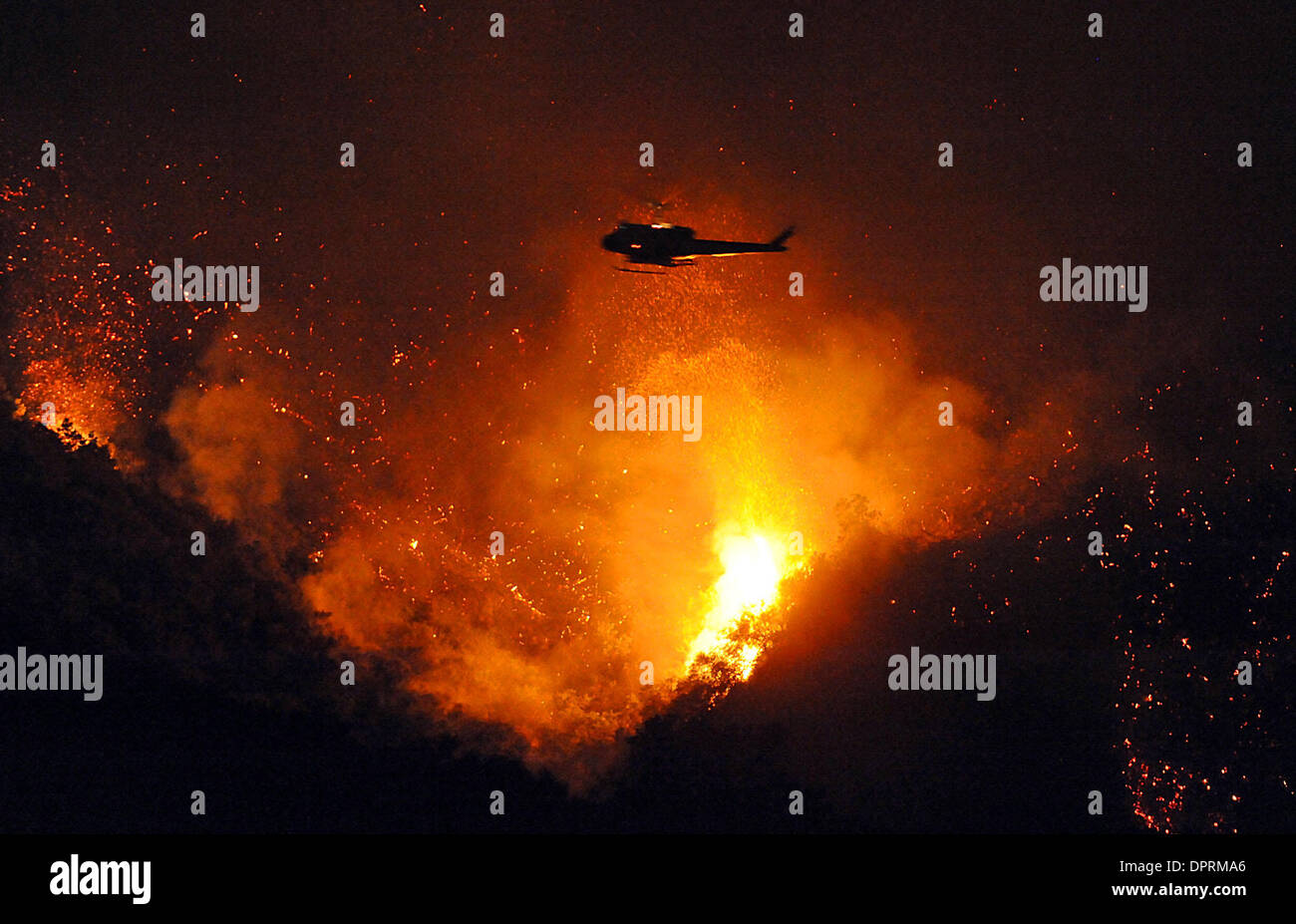 May 05, 2009 - Santa Barbara, California, USA - Los Angeles County Fire ...