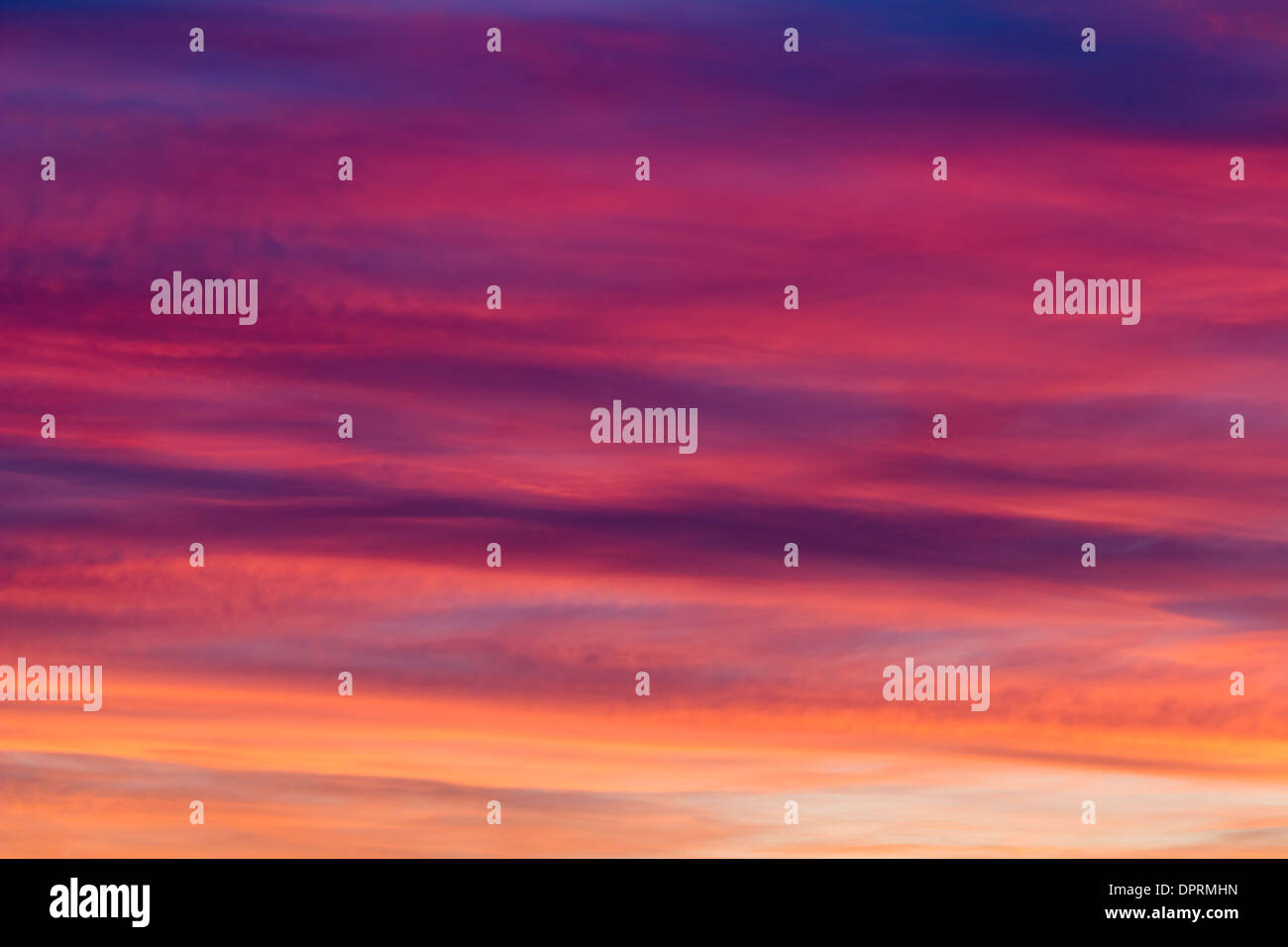 rosy sky - gloaming Stock Photo - Alamy