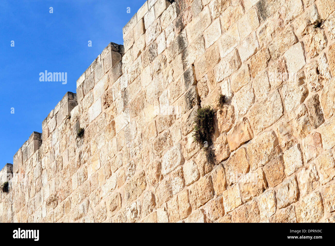 Dec 10, 2008 - Jerusalem, Israel - The towering surrounding walls of ...