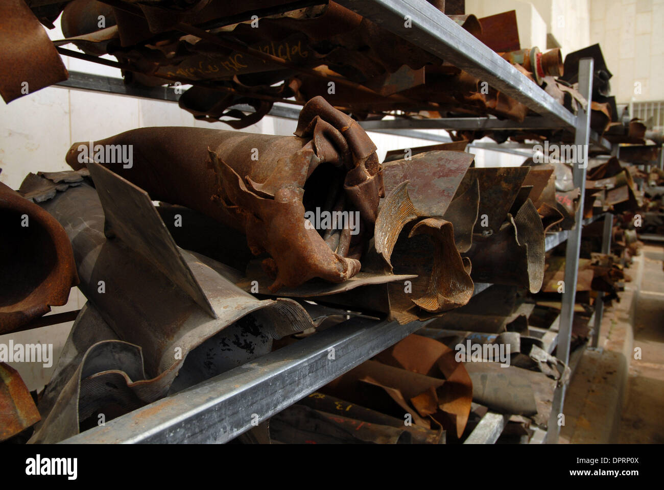 Dec 30, 2008 - Sderot, Israel - The Kassam Rocket Storage Display in ...