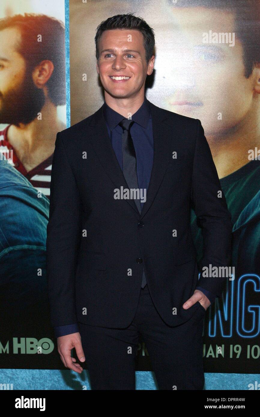 Los Angeles, California, USA. 15th Jan, 2014. Jonathan Groff arriving ...