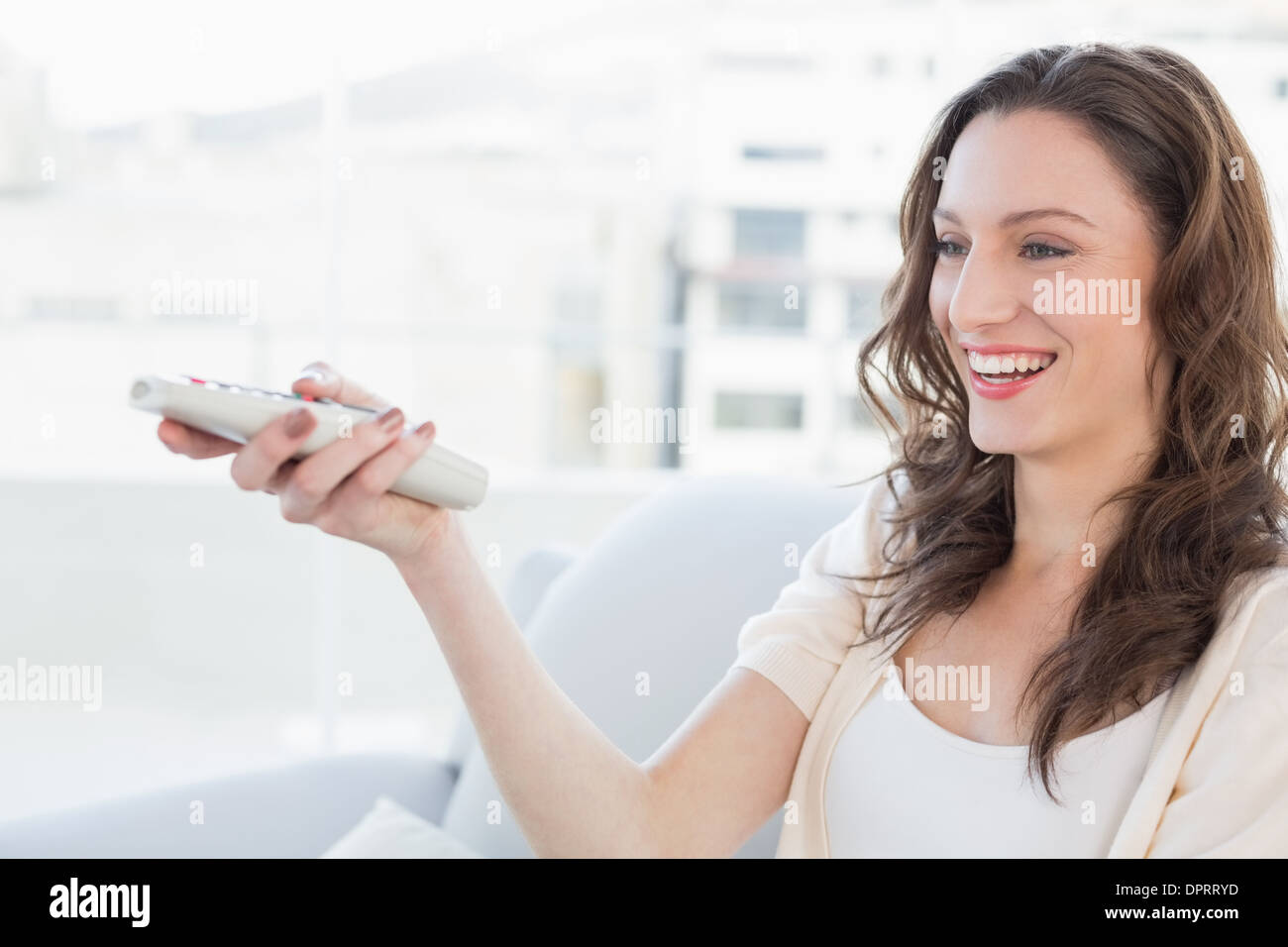 Remote control sitting hi-res stock photography and images - Alamy