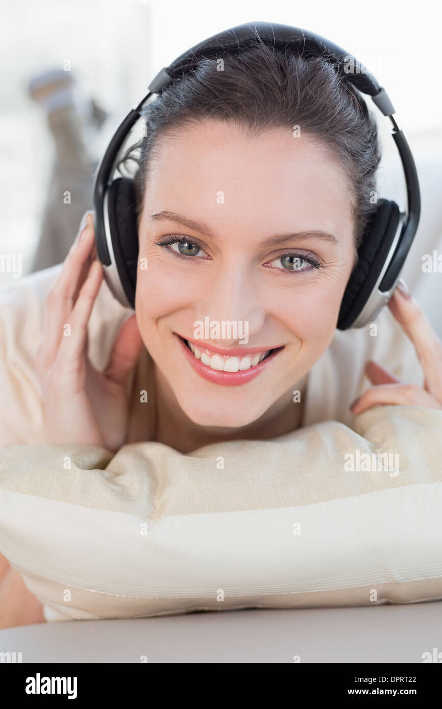 Happy young woman enjoying life hi-res stock photography and images - Alamy