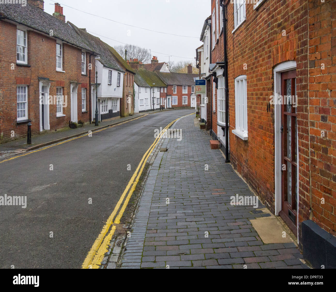 Atmospheric Fishpool Street, St Albans, often used as a filming ...