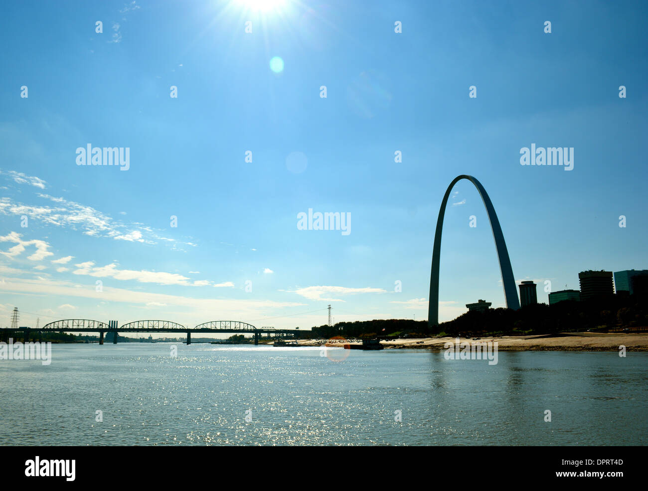 The Saint Louis Arch - A National Landmark in Missouri, USA Stock Photo ...