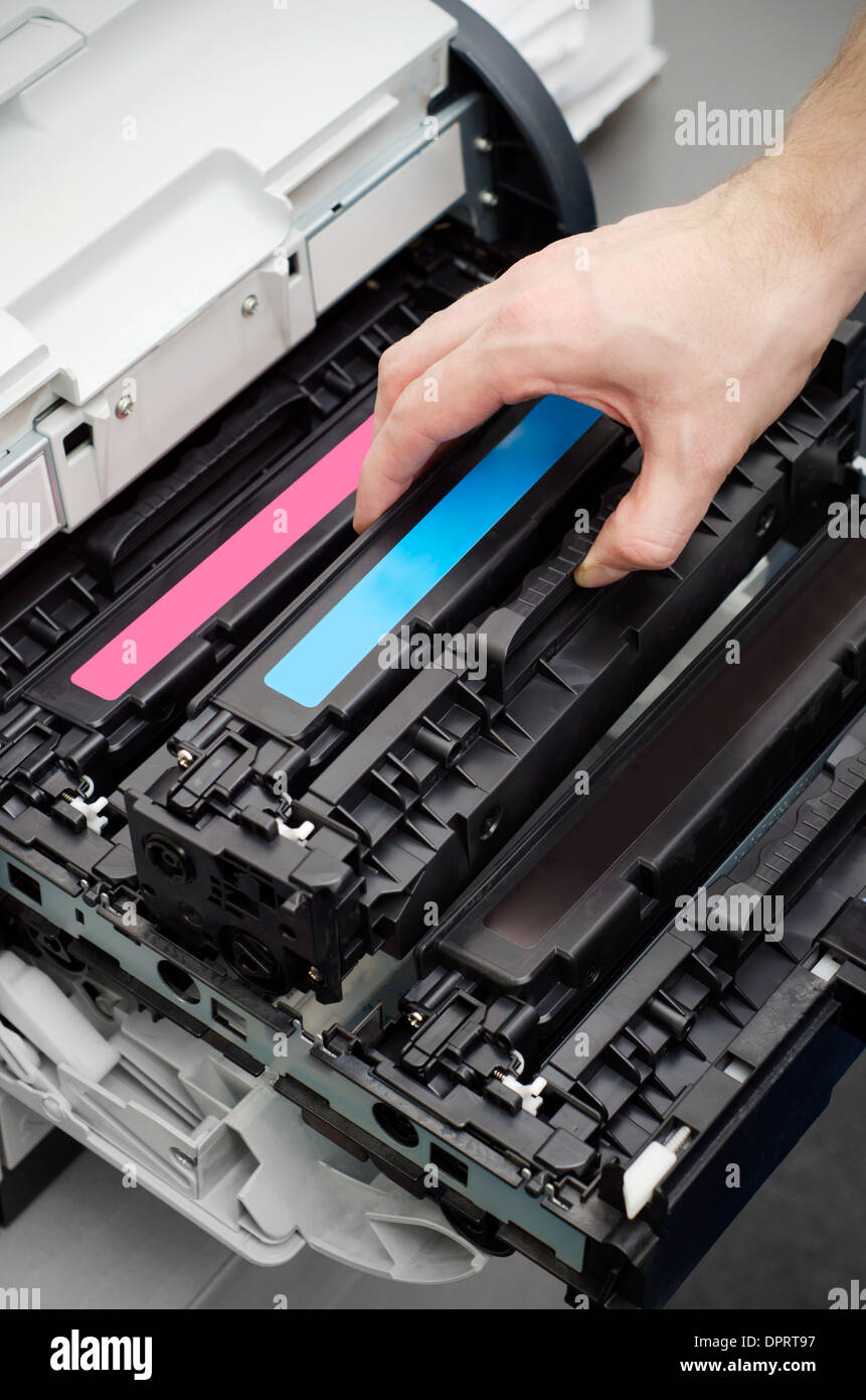Printer colour hi-res stock photography and images - Alamy