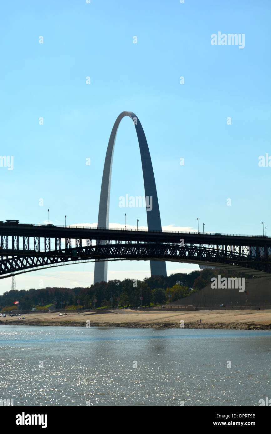 The Saint Louis Arch - A National Landmark in Missouri, USA Stock Photo ...