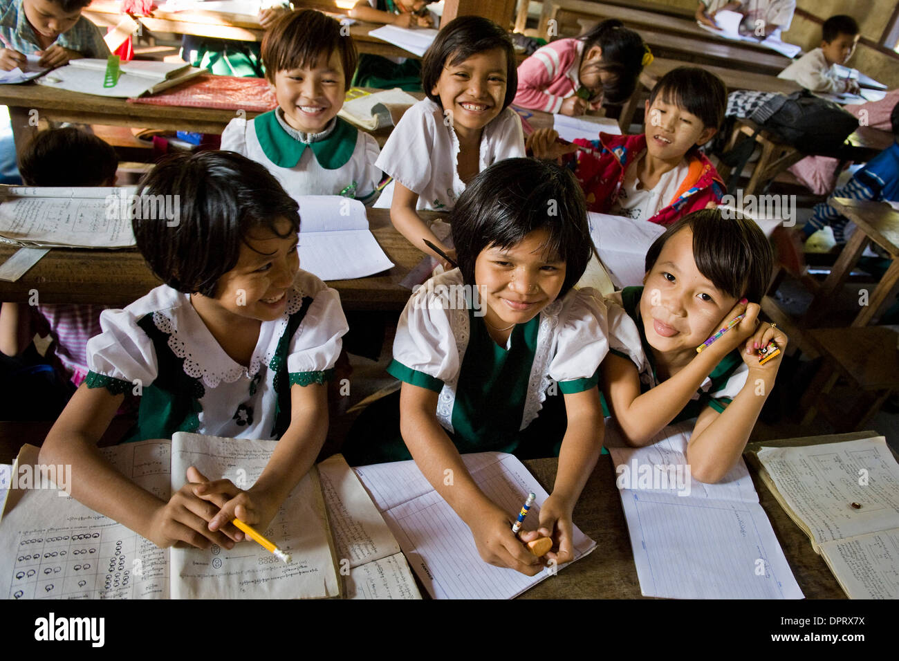 Myanmar, Amarapura, local school Stock Photo - Alamy