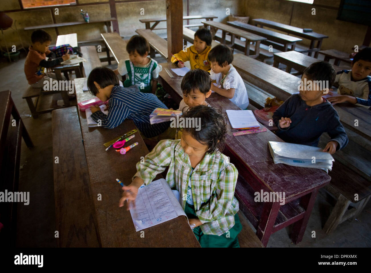 Myanmar, Amarapura, local school Stock Photo - Alamy