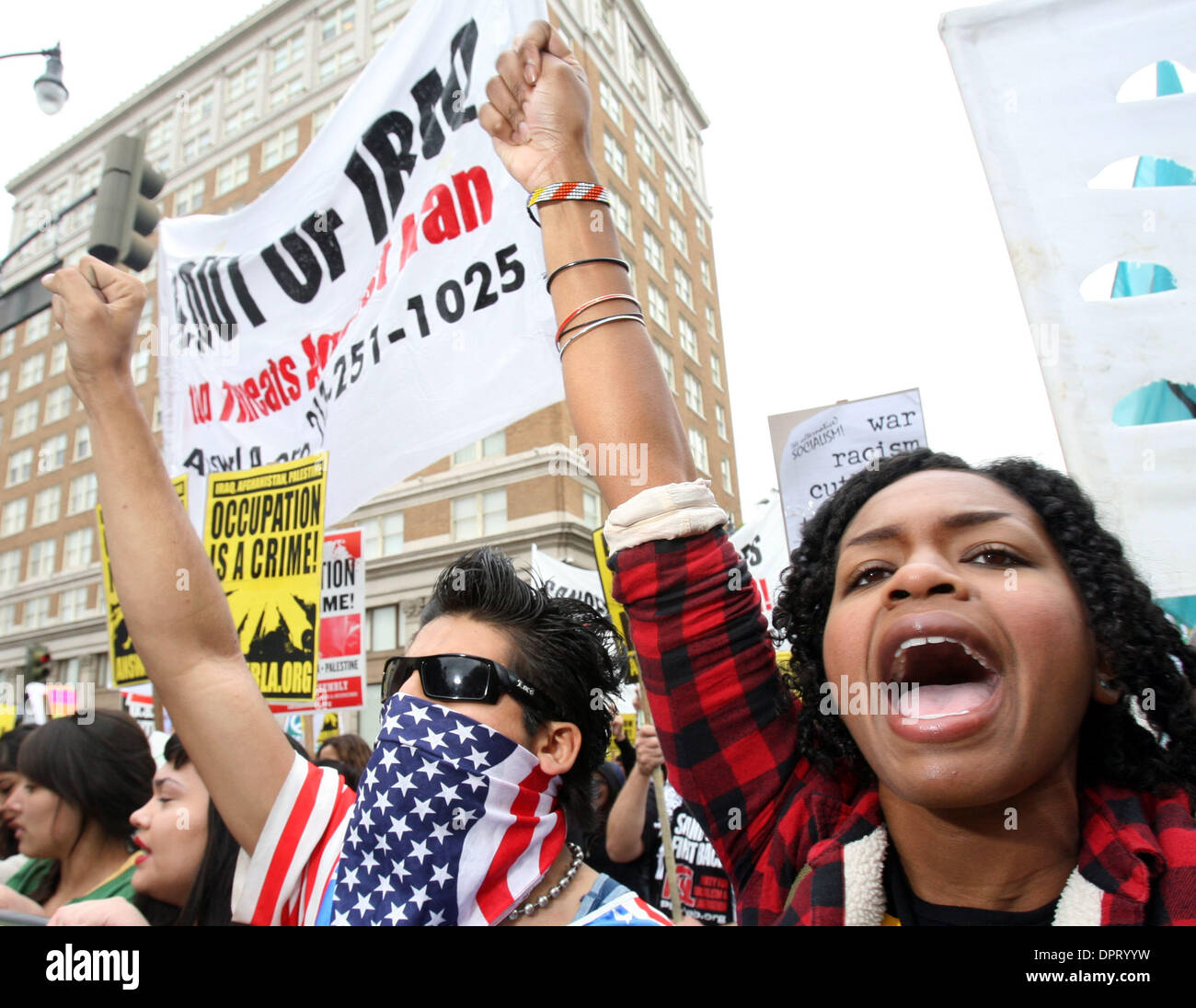 Mar 21, 2009 - Hollywood, California, USA - Anti-war activists march in ...