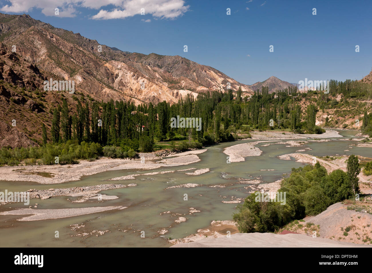 The Coruh River valley (Coruh Nehri), currently being heavily dammed ...
