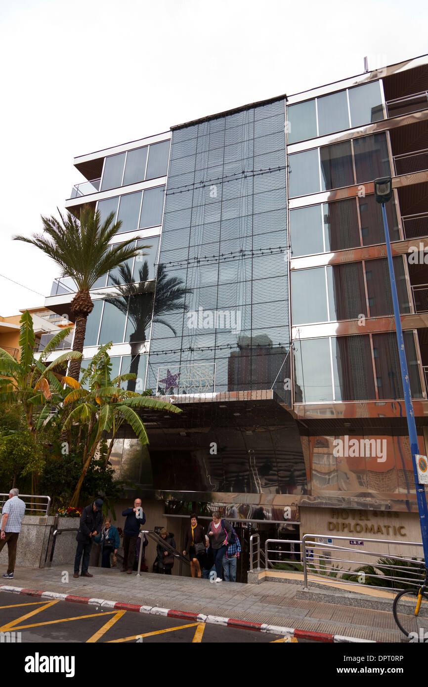 Benidorm, Costa Blanca, Spain. Hotel Diplomatic Stock Photo - Alamy