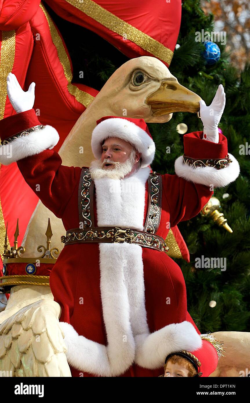November 27 2008 Santa Clause Brings Up The Closing Float And Brings In The Christmas Season