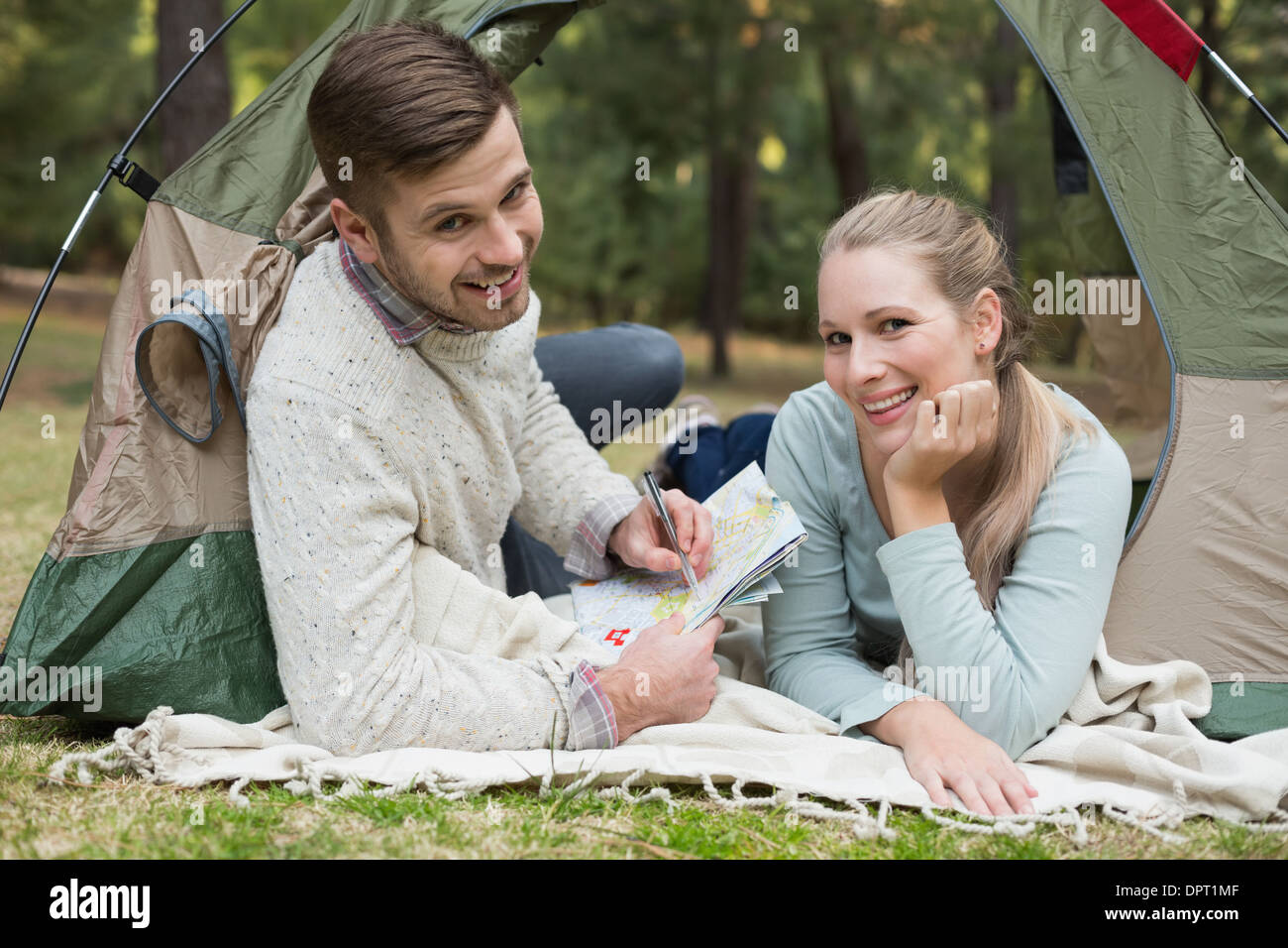 Map lying hi-res stock photography and images - Alamy