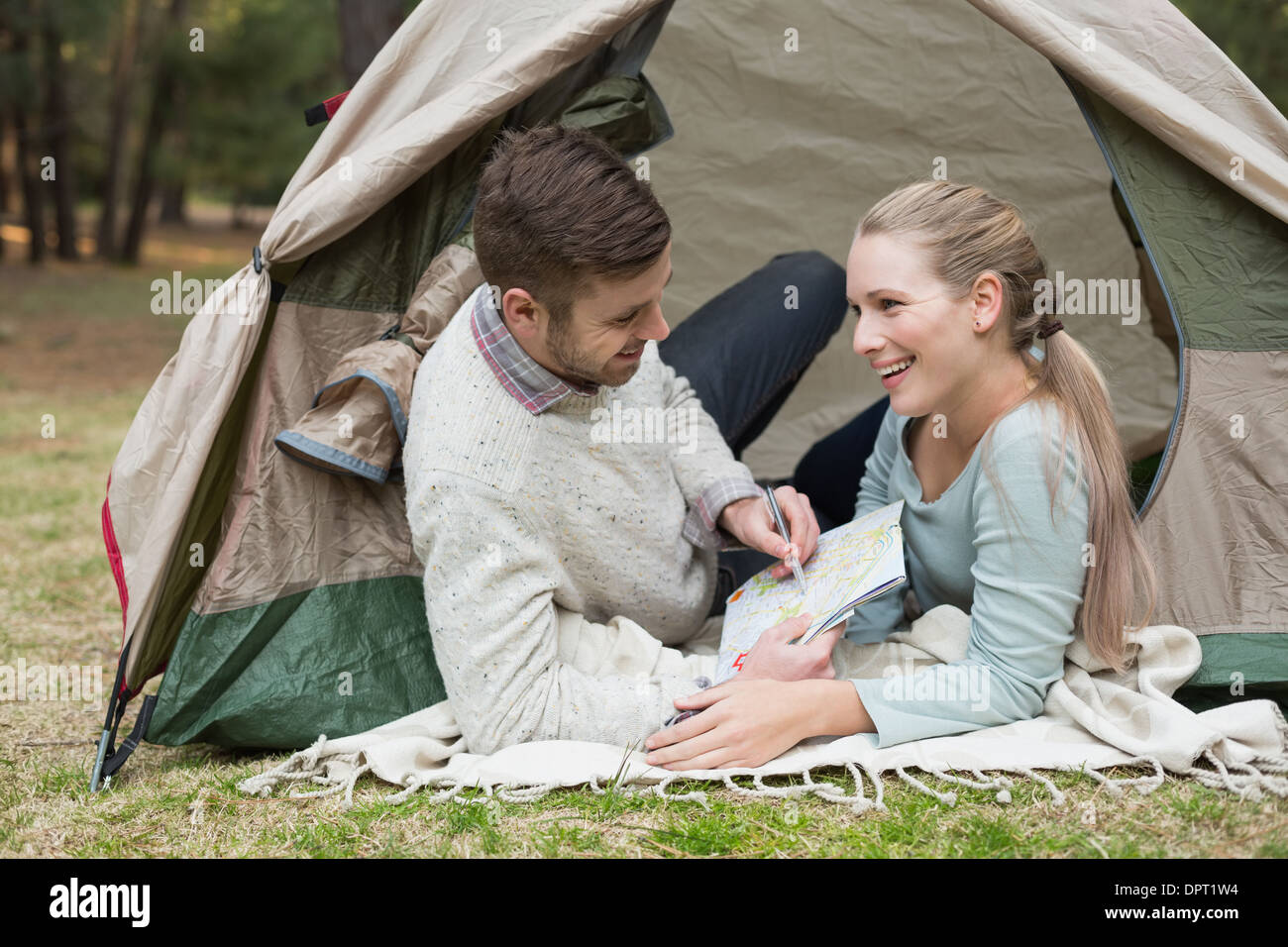 Map lying hi-res stock photography and images - Alamy
