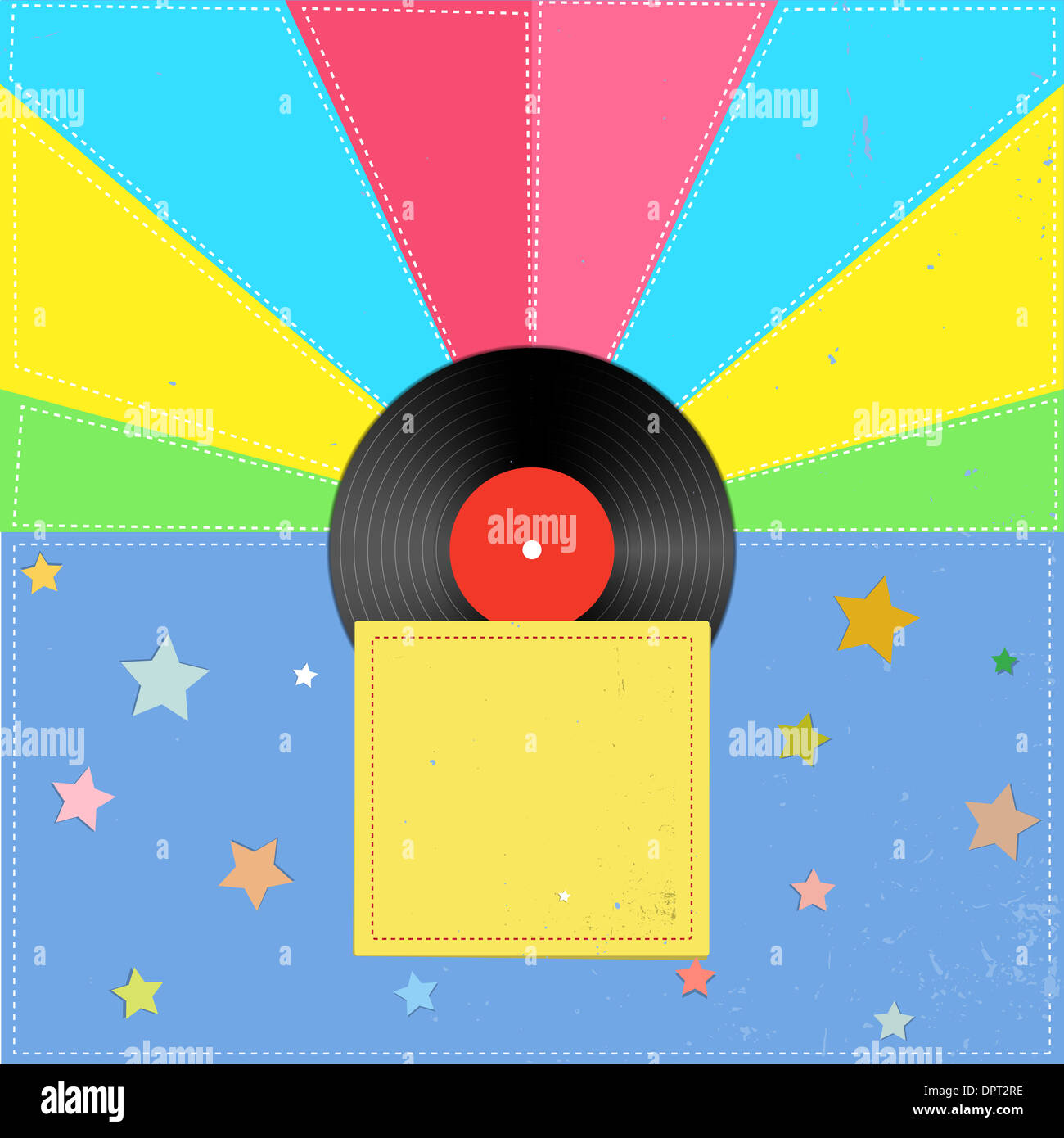 Vinyl record in the envelope Stock Photo - Alamy