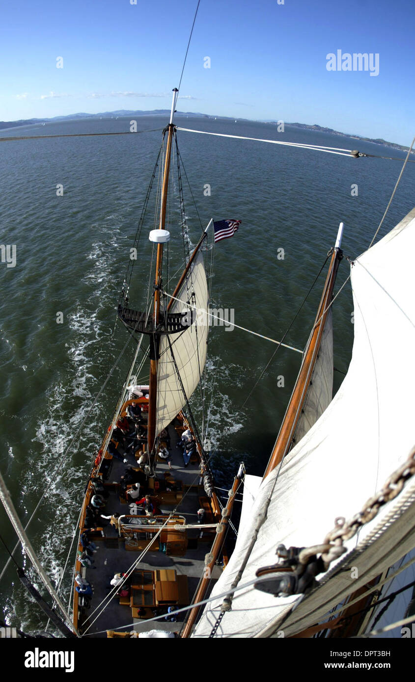 The tall ship Hawaiian Chieftain, a replica of a turn of the nineteenth ...