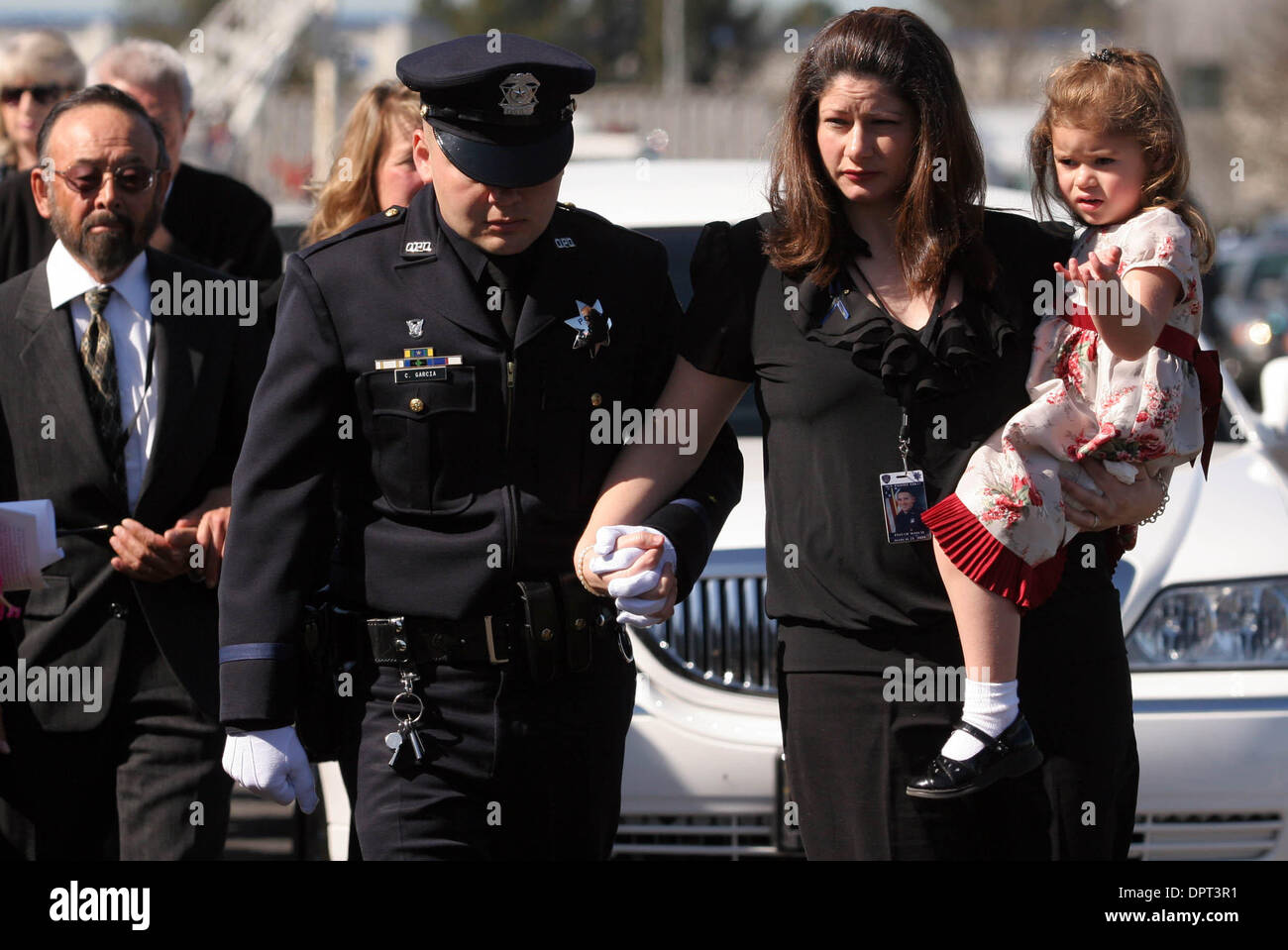 Relatives of police officers hi-res stock photography and images - Alamy