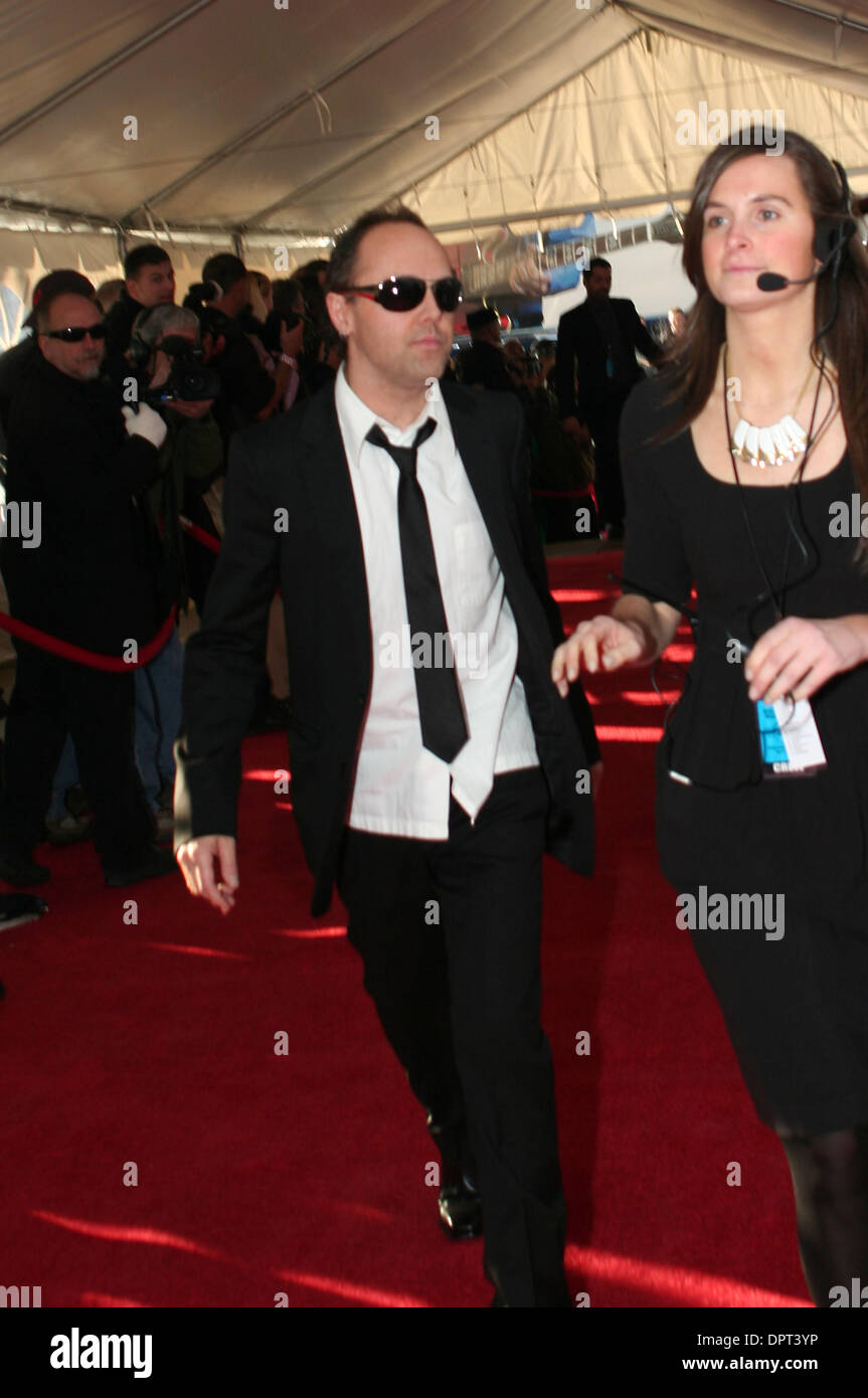 April 4, 2009 Cleveland, OH..Lars Ulrich of Metallica walked the red ...