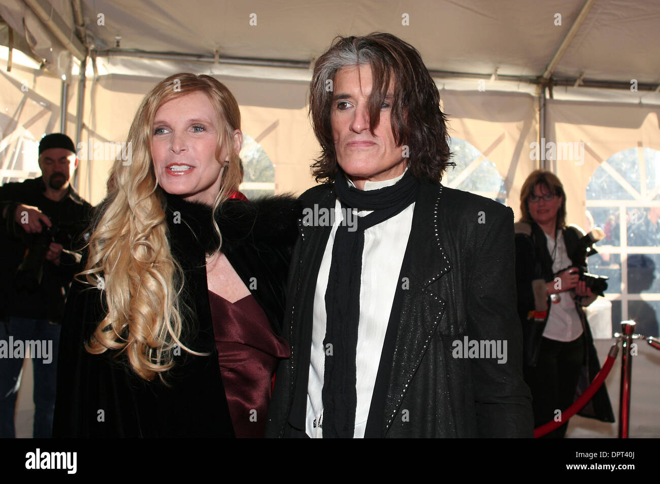 Joe perry with his wife billie hi-res stock photography and images - Alamy
