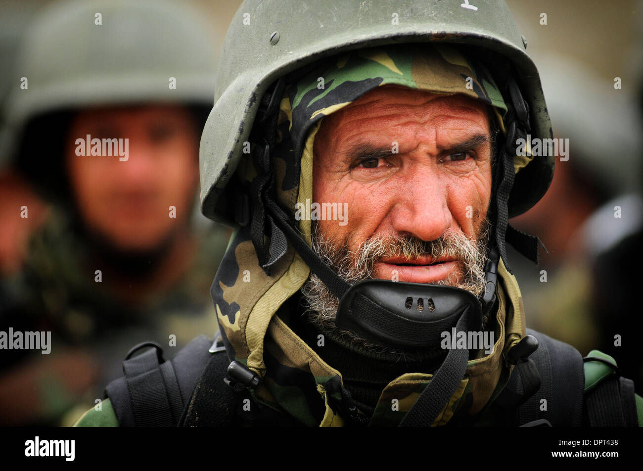 Apr 08, 2009 - Camp Morehead, Afghanistan - An Afghan Commando stands ...