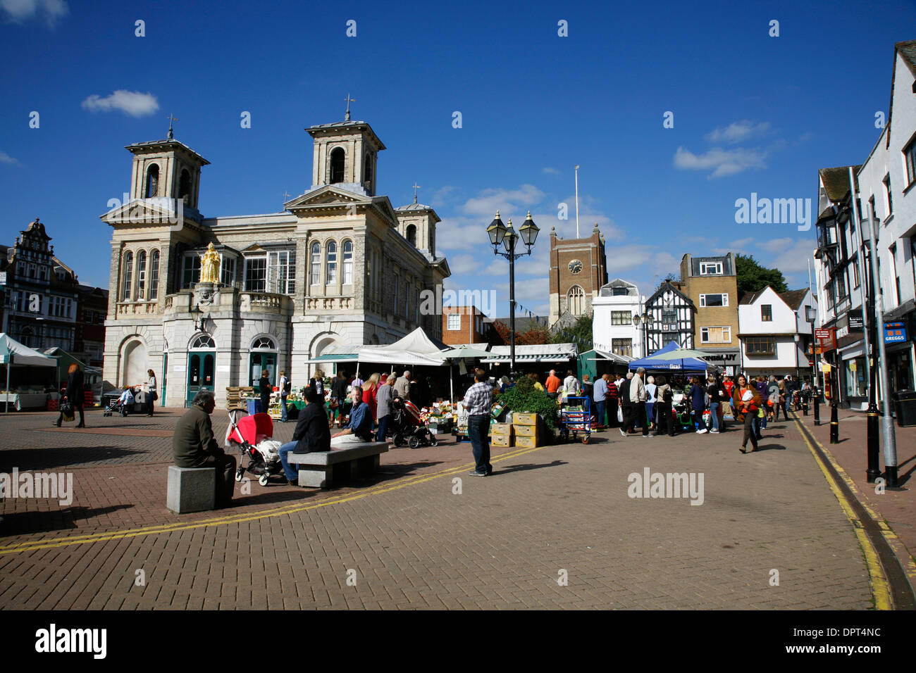 Ancient market place kingston hi-res stock photography and images - Alamy