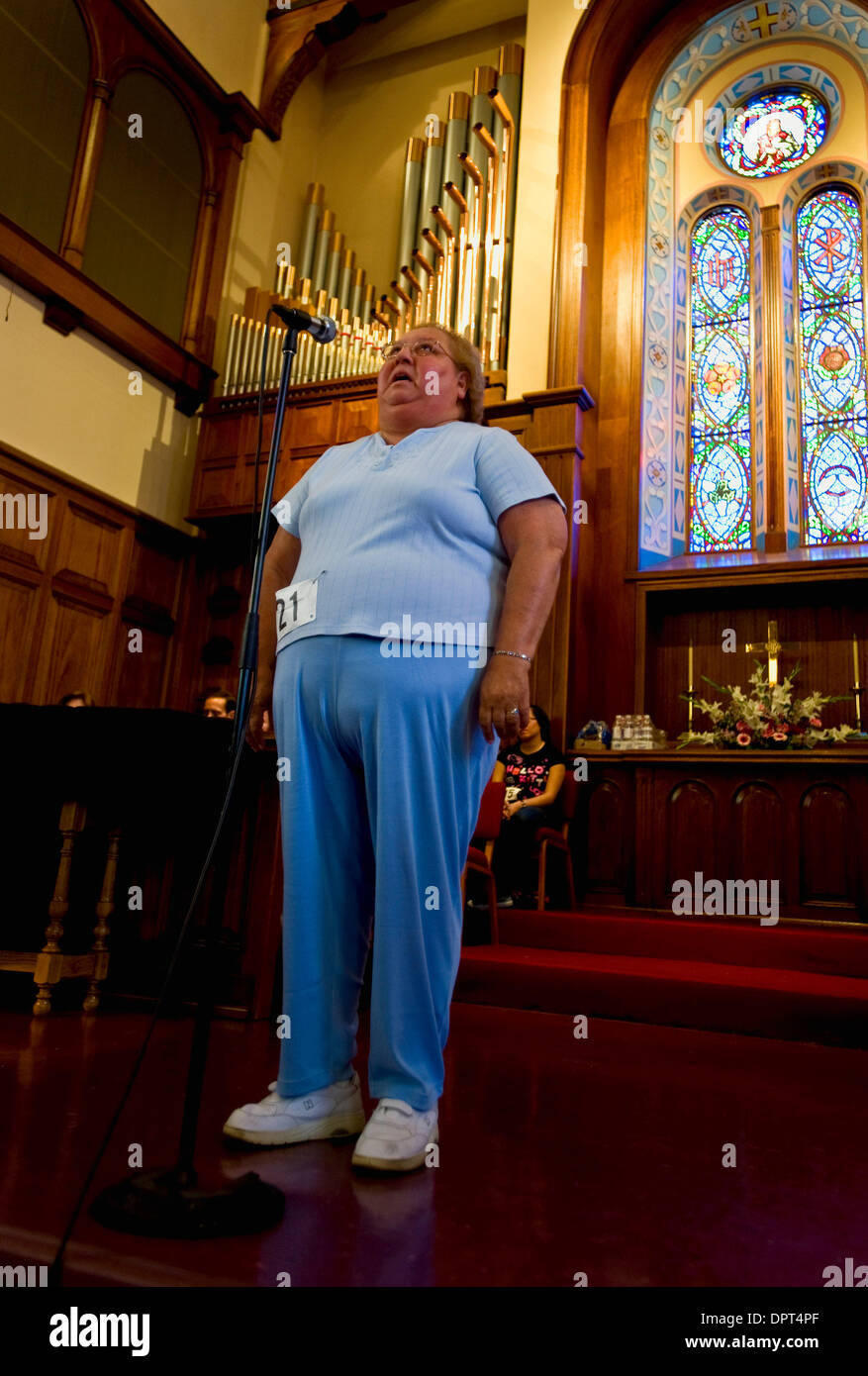 May 3, 2009 - Long Beach, California, USA - Contestant RUTH CONE, who ...