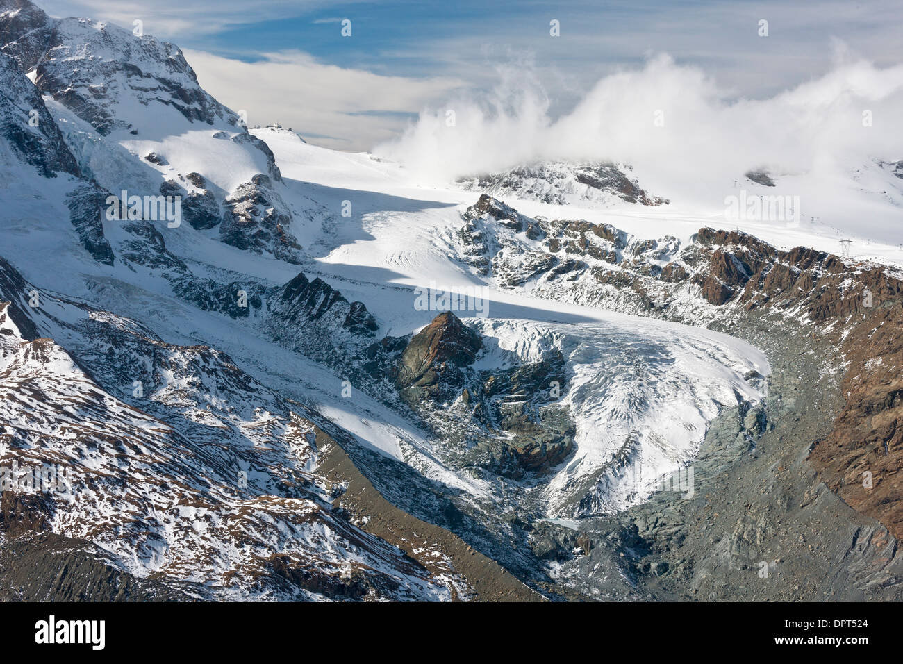 Largest glacier in the alps hi-res stock photography and images - Alamy
