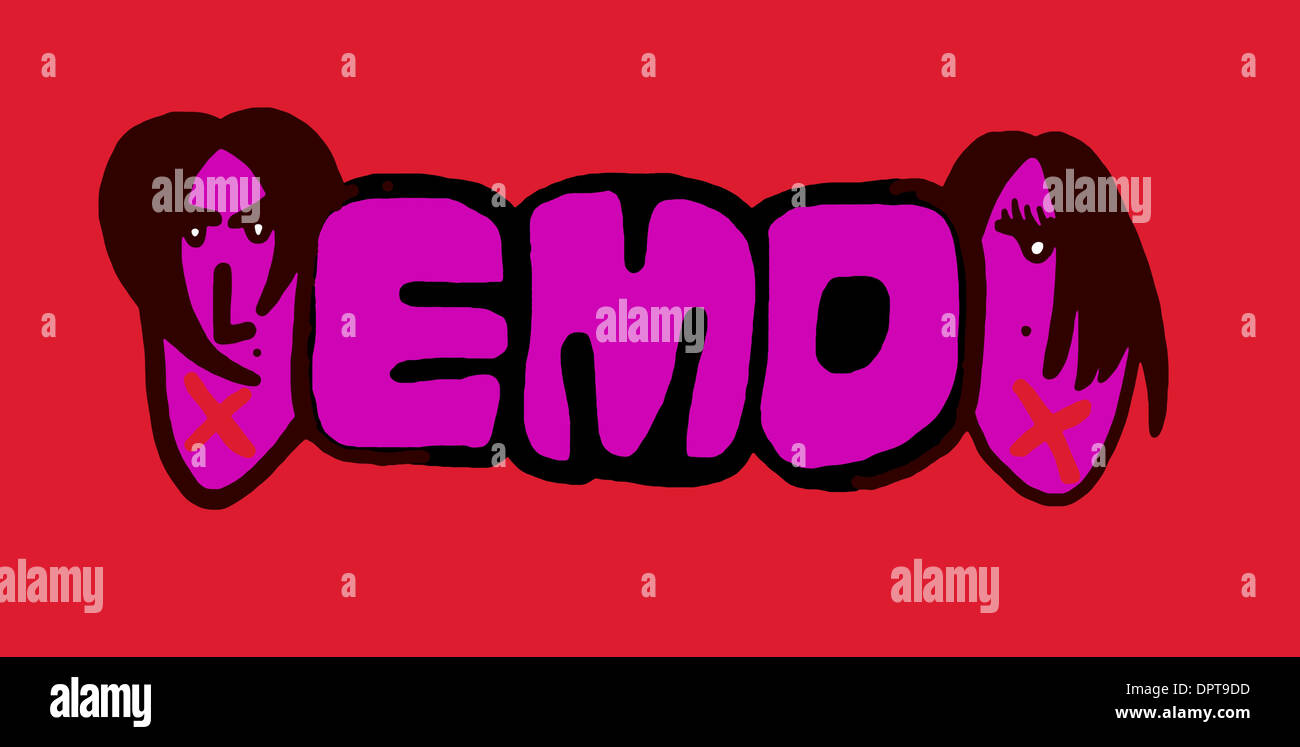 Emo boy hi-res stock photography and images - Alamy