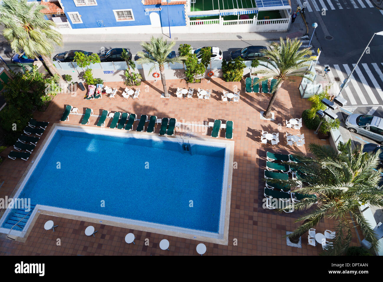 Benidorm, Costa Blanca, Spain. Hotel Royal swimming pool Stock Photo ...