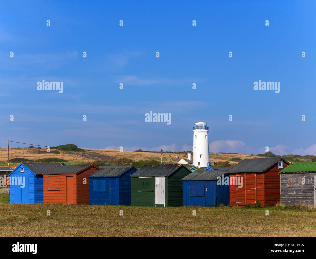 Portland bill beach hut hi-res stock photography and images - Alamy
